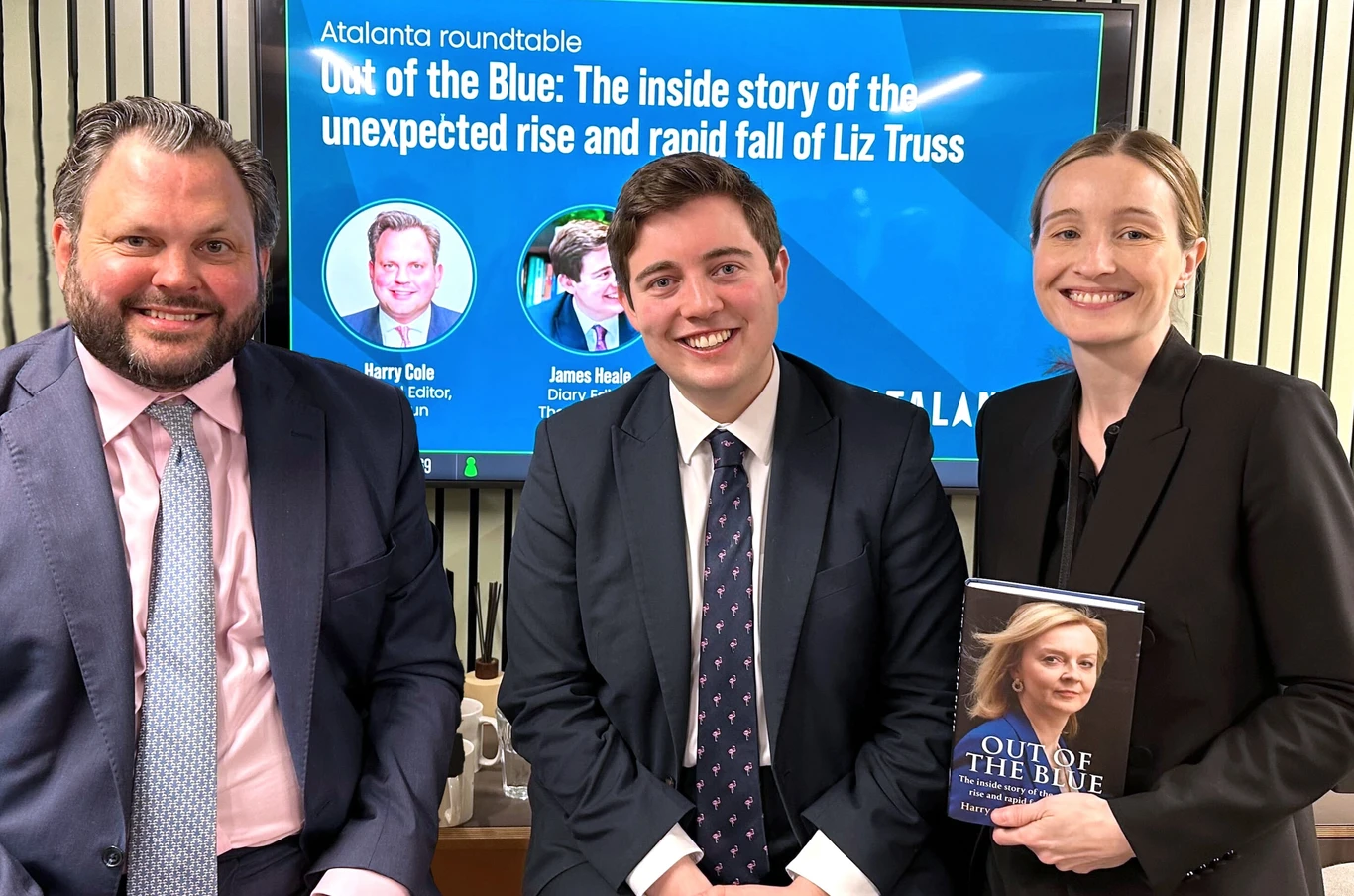 Harry Cole and James Heale join Atalanta for breakfast briefing | Atalanta